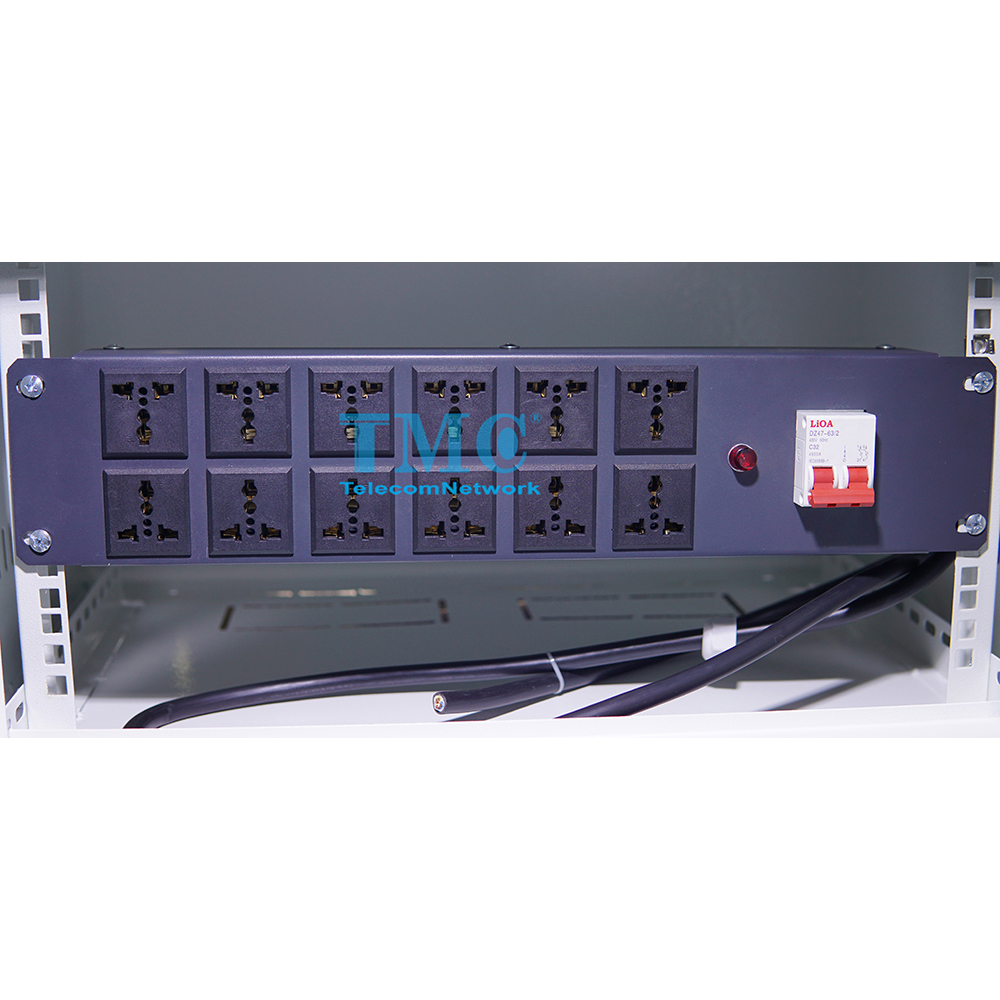 Thanh Nguồn PDU 12 Cổng Đa Năng Chuẩn 19inch